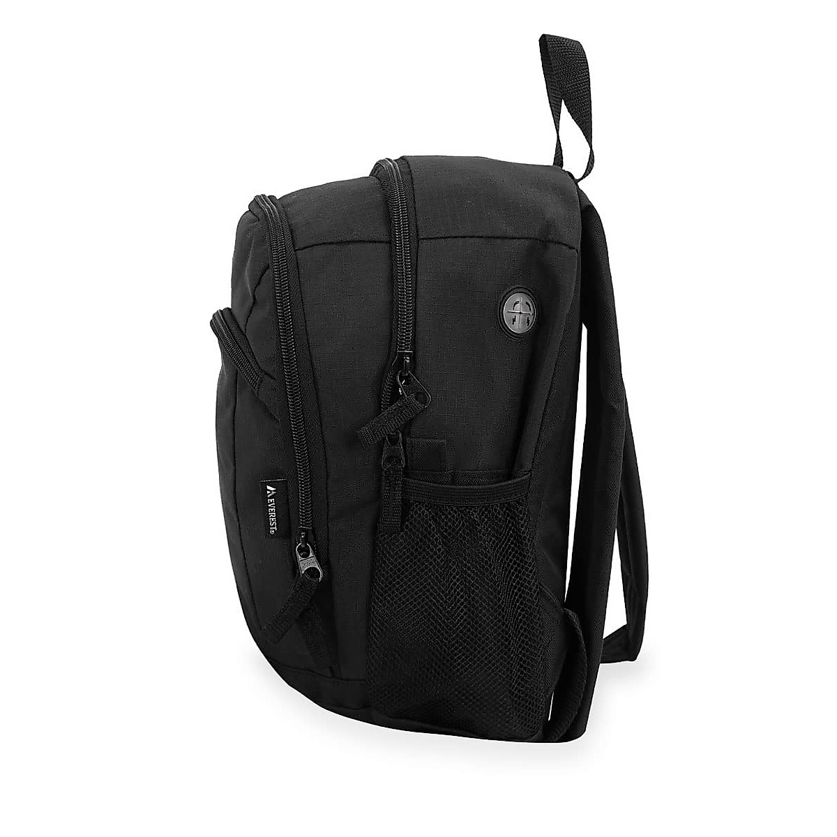 Everest Deluxe Small Backpack, Black, One Size