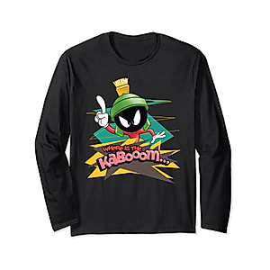 Looney Tunes Marvin the Martian Where is the Kaboom Long Sleeve T-Shirt