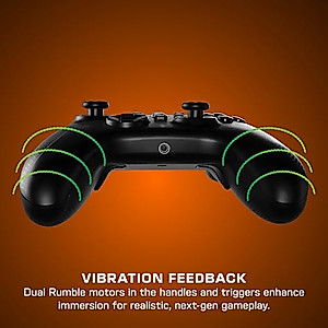 Turtle Beach REACT-R Controller Wired Game Controller – Xbox Series X, Xbox Series S, Xbox One & Windows – Audio Controls, Mappable Buttons, Textured Grips – Black
