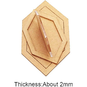 54 Pcs/Set Quilting Templates Stencils,Handmade Mixed Sewing Patterns Set Quilter Styling Tool Cloth for Clear Acrylic Stencil DIY Tool for Patchwork Leather Craft Quilting Sewing Tool