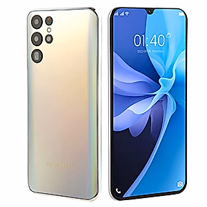 Heayzoki S22 Ultra 5G Unlocked Smartphone for Android 6.1, 6.52in Mobile Phones 1GB RAM 8GB ROM, Front 2MP Rear 5MP Camera, 480 x 1014 Silver Cell Phone (US)