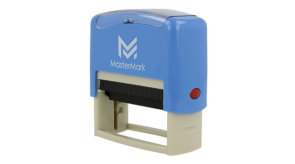 Custom Self-Inking Stamp - Personalize 3 Lines for Office & Business