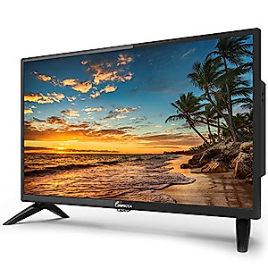 Impecca 24-Inch LED HD TV, 720p, Frameless TV, Remote Control Included, Built-in HDMI/USB/AV in/Optical Ports