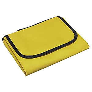 PATIKIL 59" x 32" Outdoor Picnic Blanket, Waterproof Foldable Beach Mat for Hiking, Camping, Park, Garden, Yellow