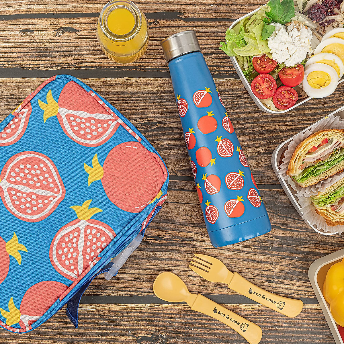 Clospark Water Bottles Thermos Insulated Water Bottle Stainless Steel Water Bottle Funtainer -15OZ