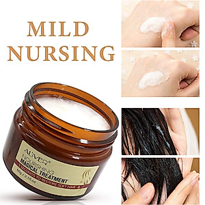 IFUDOIT Magical Hair Treatment Mask, Hair Mask for Dry Damaged Hair and Growth,Professtional Hair Conditioner,5 Seconds to Restore Soft,Fights Breakages and Split Ends,Protect Hair Roots