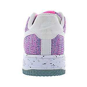 Nike Women's Air Force 1 Low DC7273 500 Crater Flyknit Shoe, Fuchsia Glow/Pink Blast/Green, 8