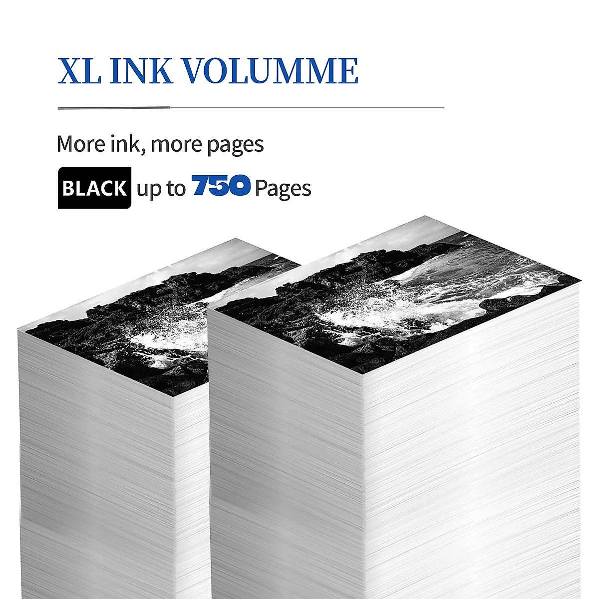 INKCLOUD Remanufactured 67xl Black High-Yield Black Ink Cartridge Replacement for HP 67 67XL for 2700 2700e 2752 2752e 2755 2755e 4100 4152e 4155 4155e 6000 6055e 6055 6452 6458e 6455 6455e Printer