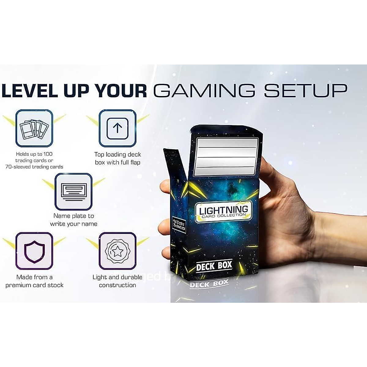 50 Pokemon Cards Plus 1 Ultra Rare Legendary Pokemon Card | Bundle with LCC Deck Box