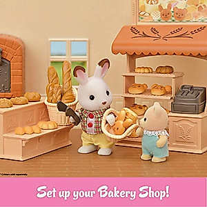 Calico Critters Bakery Shop Starter Set - Bake & Play with 53+ Pieces!