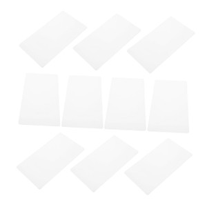 CHILDWEET 10pcs Board Drawing Board Painting Mat 3D Pen Drawing Mat 3D Pen Mat 3D Pen Accessories 3D Pen Drawing Tool Basic Template 3D Drawing Paper Templates White PVC