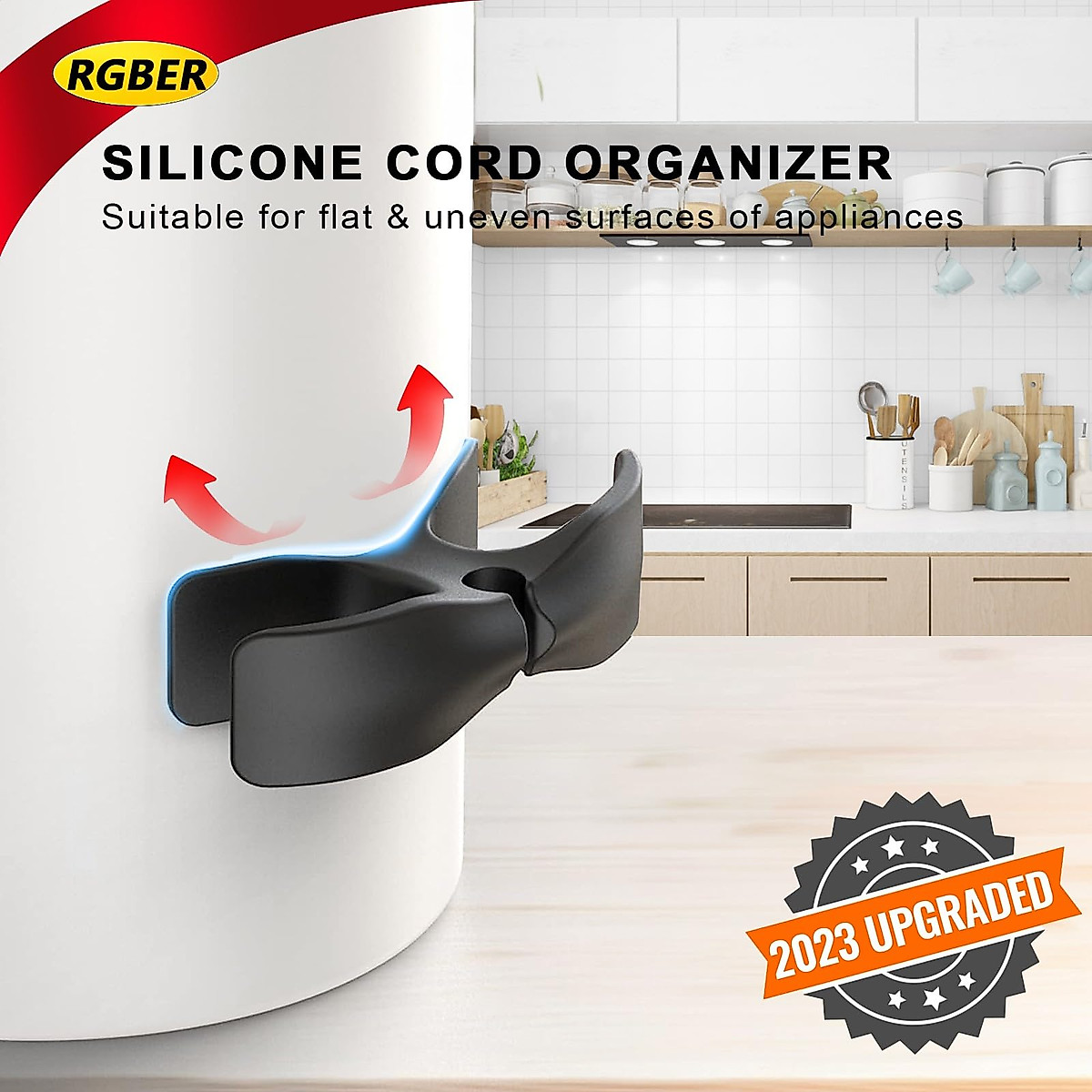 Cord Organizer for Kitchen Appliances - Kitchen Gadgets Cable Winder (8 Pack)