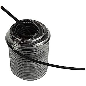 TEMCo 10 AWG/Gauge Solar Cable - Made in The USA 100 Feet Black (Variety of Lengths Available)