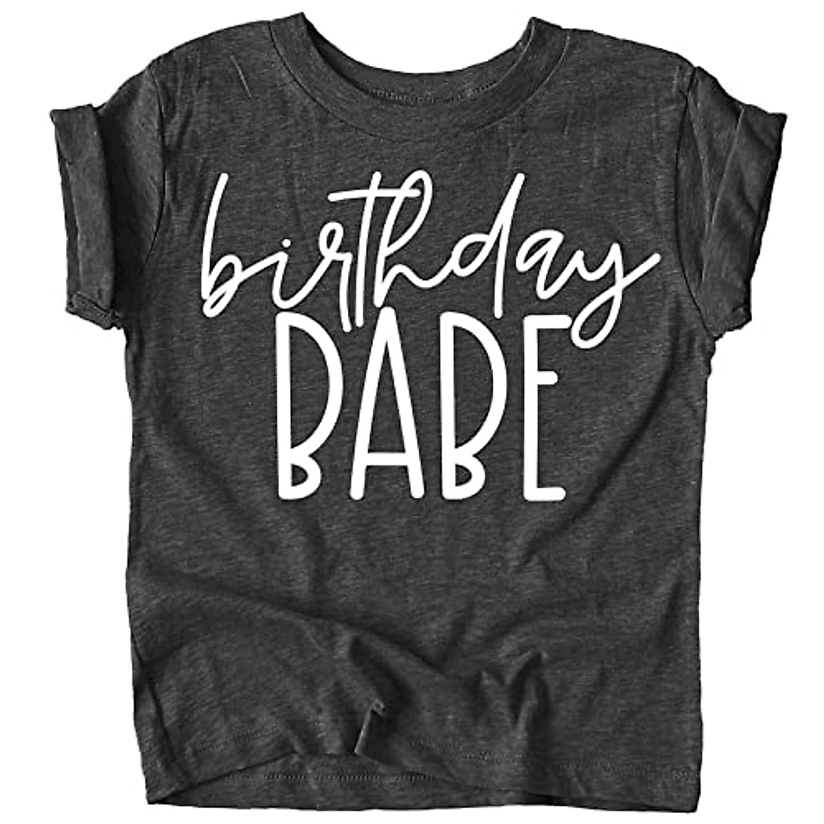Olive Loves Apple Birthday Babe All Ages Birthday Shirt for Girls Vintage Smoke Shirt 18 Months