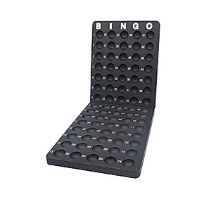 Yuanhe Bingo Board Ball Holder - for 7/8" Bingo Balls, Bingo Master Board Balls Tray Rack for Bingo Game, Great for Parties, Family Game Nights