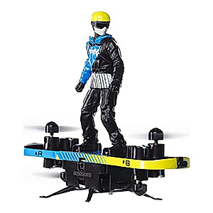 Air Hogs 2-in-1 Extreme Air Board, Transforms from RC Stunt Board to Paraglider, for Ages 8 and Up