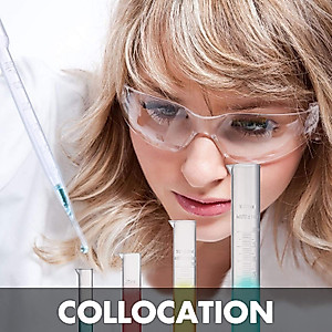 Young4us Measuring Cylinder Set, 4 Sizes Graduated Polypropylene Lab Test Tubes in 100 ml, 50 ml, 25 ml, 10 ml for Laboratory, & Science Experiments with 4 Plastic Droppers in 3 ml