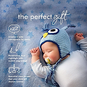 Personalized Night Light for Kids Gifts for Baby Nursery Lamp Bedroom Decor Love You to The Moon