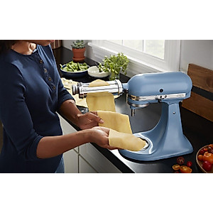 KitchenAid KSMPSA Pasta Roller Attachment, Silver, 1'