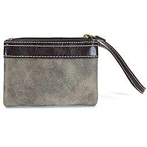 Chala GEMINI Crossbody Faux Leather Gift Messenger Bag with Double Zip Wallet (Light Grey Handbag Only + Wallet Set)