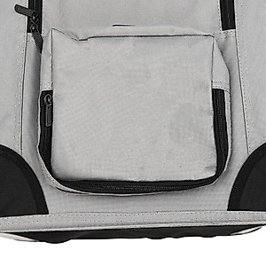 DYNAMI 27.5 inch Collapsible Crate for Dogs,3-Door Foldable Soft Kennel with Mesh Windows,Portable Dog Travel Crate with Strong Steel Frame,for Indoor & Outdoor Travel