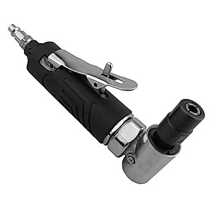 PROSHI 1/4 inch angle air die grinder with 4 pcs 2" roll lock sanding discs