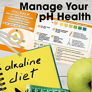 One Step pH Urine Test Strips, 100 Strips, Testing Alkaline & Acidity Levels in The Body, Track & Monitor Your pH Level Using Urine, Highly Accurate Results in 60 Seconds