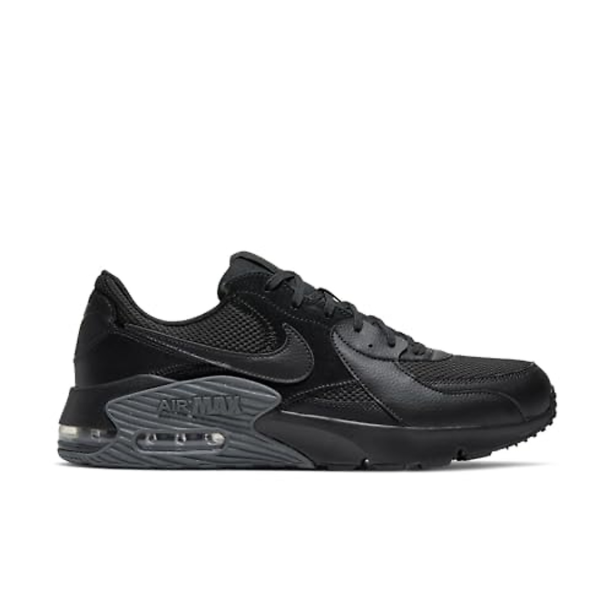 Nike Men's Air Max Excee Running Shoe, Black Black Dk Grey, 10.5