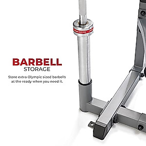 Sunny Health & Fitness PowerVersa Series All-In-One Strength Training Squat Rack And Bench Power Cage - SF-XF921041