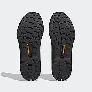 adidas Men's Terrex Ax4 Wide Hiking Sneaker, Black/Carbon/Grey, 10.5