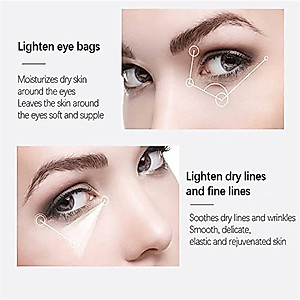 Verfons Firming Eye Cream, Verfons Temporary Firming Eye Cream, Verfons Snake Venom Firming Eye Cream, Anti Aging Eye Bag Cream, Fades Fine Lines and Wrinkles (2pcs)