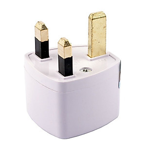 ANRANK UN6688AK 2 Packs Universal EU/USA/AU to UK GB England AC Power Plug Adapter Travel Converter