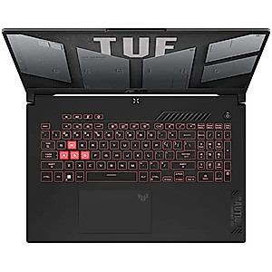 XOTICPC ASUS 2023 TUF Gaming A17 FA707NU Gaming Laptop (AMD Ryzen 7 7735HS, RTX 4050 6GB, 64GB DDR5, 2TB 990 PRO NVMe SSD, 17.3" 144Hz FHD, Windows 11 Home) Gamer Notebook Computer