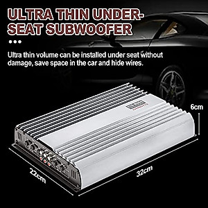 3200W 12V 4 Channel Car Amplifier Stereo Power Amp Audio 4CH Bass Sub Woofer