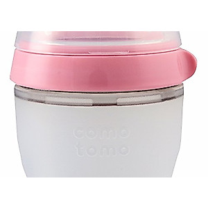 Comotomo Natural Feel 8oz. Bottle, 4 Pack - Pink