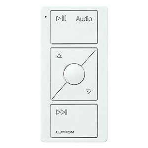 Lutron Caséta Wireless Pico Smart Remote for Audio, Works with Sonos, PJ2-3BRL-GWH-A02, White