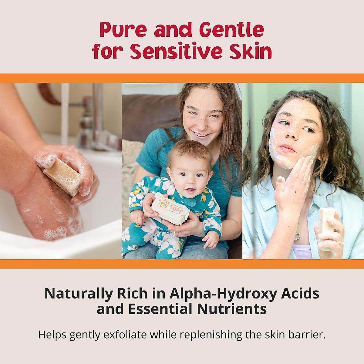 Goat Milk Stuff Goat Milk Soap - PURITY | All-Natural, Unscented, Fresh Goat Milk Soap Bar, Gentle on Sensitive Skin - Handmade (Box of 2)