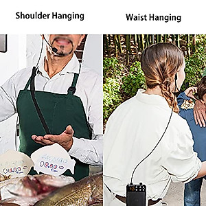 Retekess TR619 Voice Amplifier for Teachers, Rechargeable PA System Speaker with Recording, AUX, Echo, FM Radio, Voice Amplifier Portable for Classroom, Trainer, Meetings, Outdoor