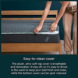 Tuft & Needle 2023 Mint Hybrid Medium Plush Full Size Mattress in a Box, Cooling Adaptive Foam, Pocketed Coil Support, 100 Night Trial, Fiberglass Free, CertiPUR-US, 10-Year Limited Warranty