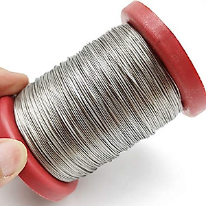 TIHOOD 0.55mm 500G Stainless Steel Bee Hive Frame Wire - Beekeeping Equipment Bee Hive Tool Beekeeper Tool