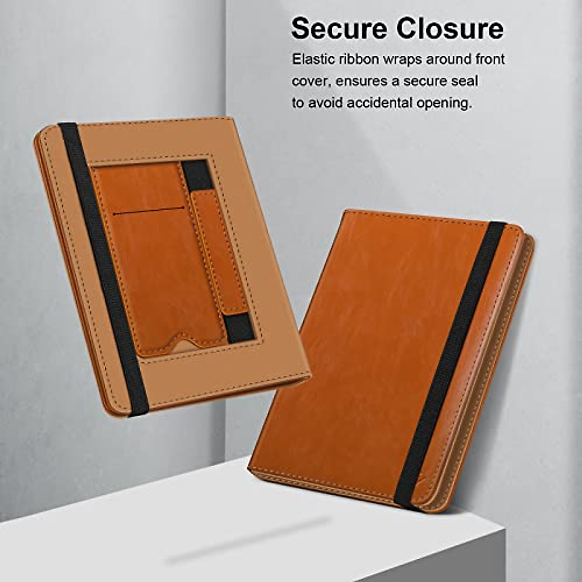Fintie Universal Case for 6-7 Inch Tablet eReader - Premium PU Leather Sleeve Stand Cover with Card Slot & Hand Strap for 6", 6.8", 7" Kindle/Kobo/Nook/Tolino/Pocket Book E-Book Tablet, Brown