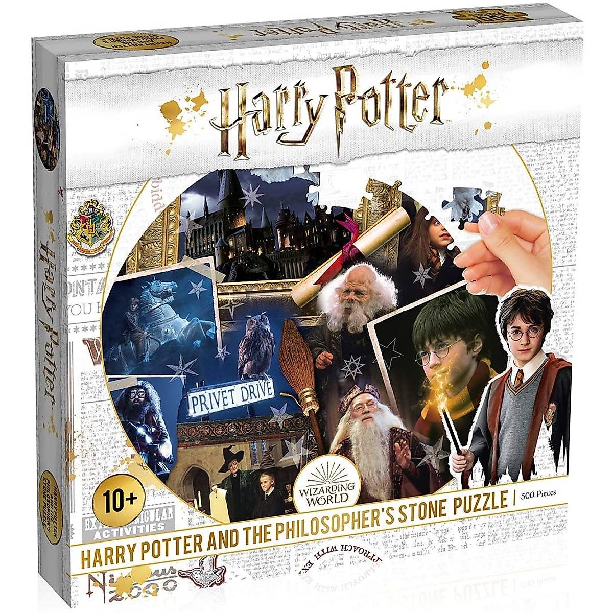 Winning Moves Games Harry Potter Puzzles Philosopher's Stone 500 Piece Jigsaw Puzzle (WM00370-ML1-6)