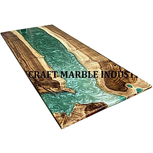 Epoxy Table, Epoxy Resin River Table, Live Edge Wooden Table, Natural Wood,Dining table, Natural Epoxy Table, Resin Table