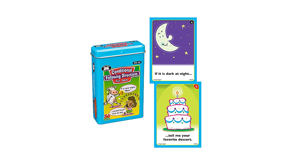 Conditional Following Directions Fun Deck Flash Cards
