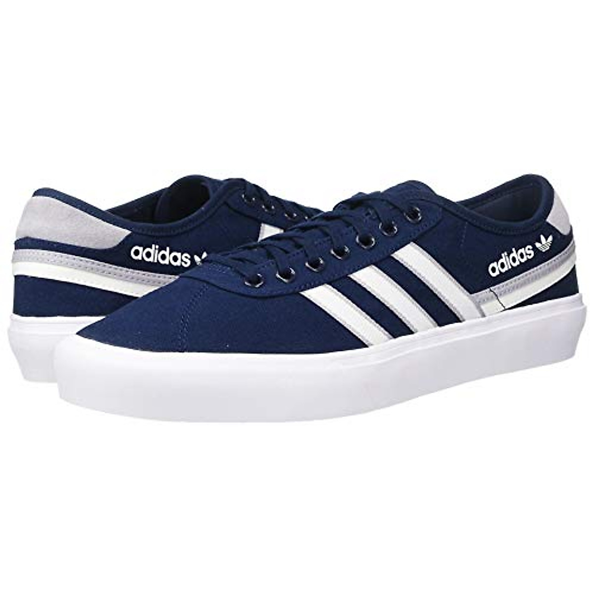 adidas Originals Unisex Delpala Sneaker, Navy/White/Glory Grey, 6 US Men