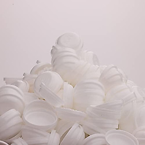 Vending Machine Capsules - 1.1 Inch Tiny Frosty Clear-Colored Acorn Capsules - 30 Pcs Empty Toy Capsules - Plastic Capsules for Toys - 28 mm Prize Machine Capsules - Small Colored Containers