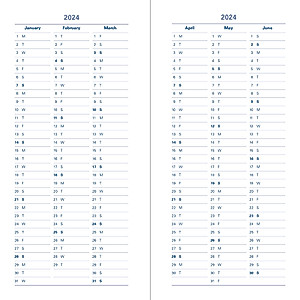 Letts Verona Slim week to view 2024 diary - pink