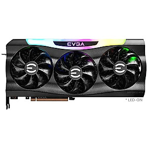 EVGA GeForce RTX 3070 Ti FTW3 Ultra Gaming, 08G-P5-3797-KL, 8GB GDDR6X, iCX3 Technology, ARGB LED, Metal Backplate