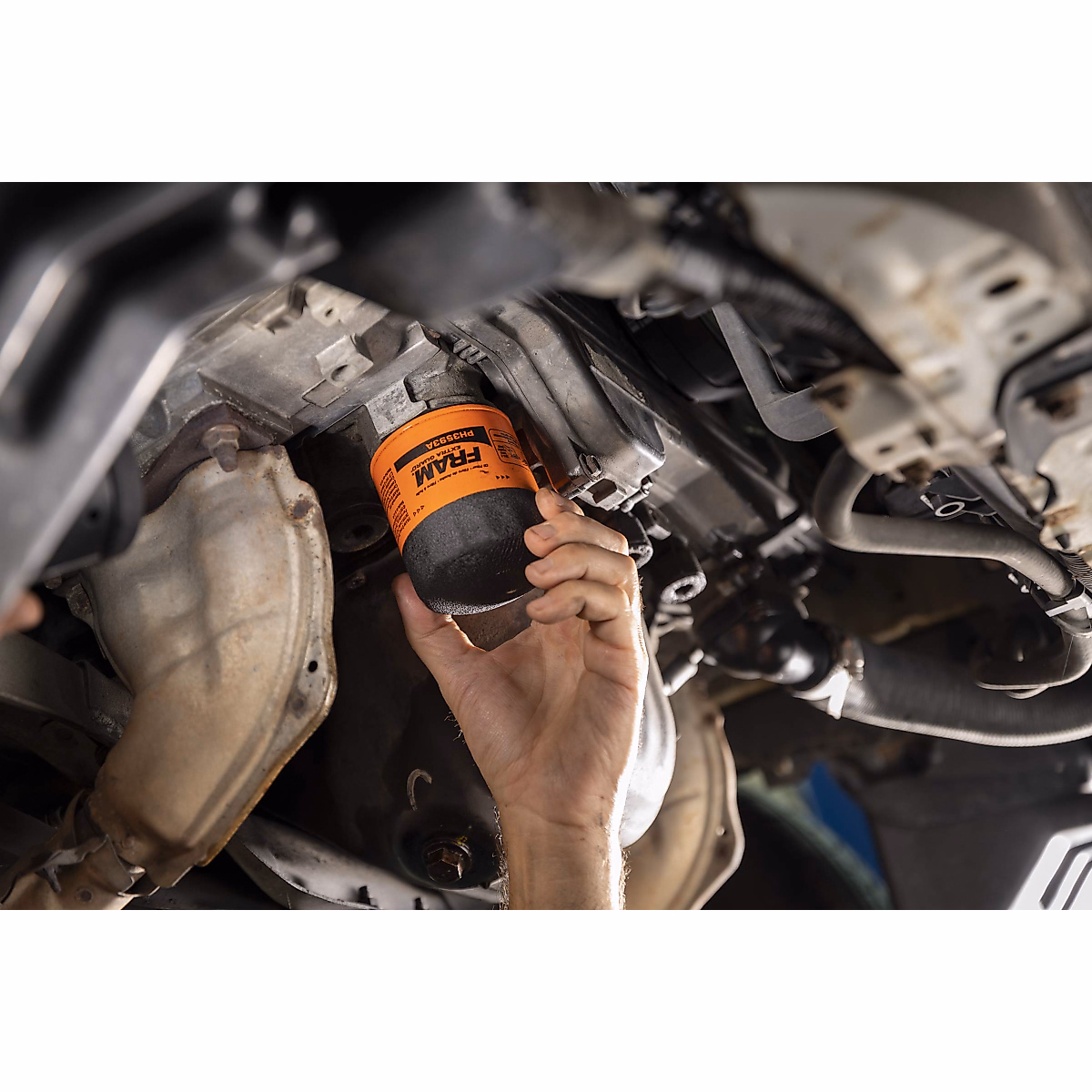 FRAM Extra Guard PH7317, 10K Mile Change Automotive Replacement Interval Spin-On Engine Oil Filter for Select Vehicle Models