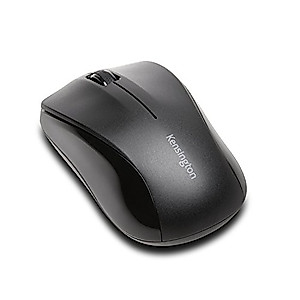 Kensington Silent Mouse-for-Life Wireless USB Mouse - Black (K72392US),1.5" x 2.4" x 4.3"